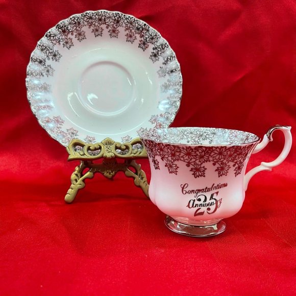 Royal Albert | Kitchen | Royal Albert England 25th Anniversary Silver ...